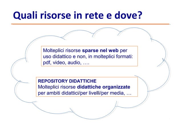 Risorse digitali e repository | PPT