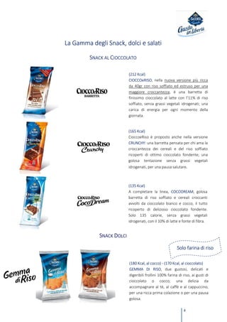 2015-05-04_Riso scotti snack, gusto, qualità ed equilibrio! | PDF