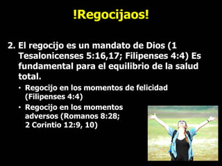 Risoterapia Biblica gozaos en el señor para su gloria | PPT