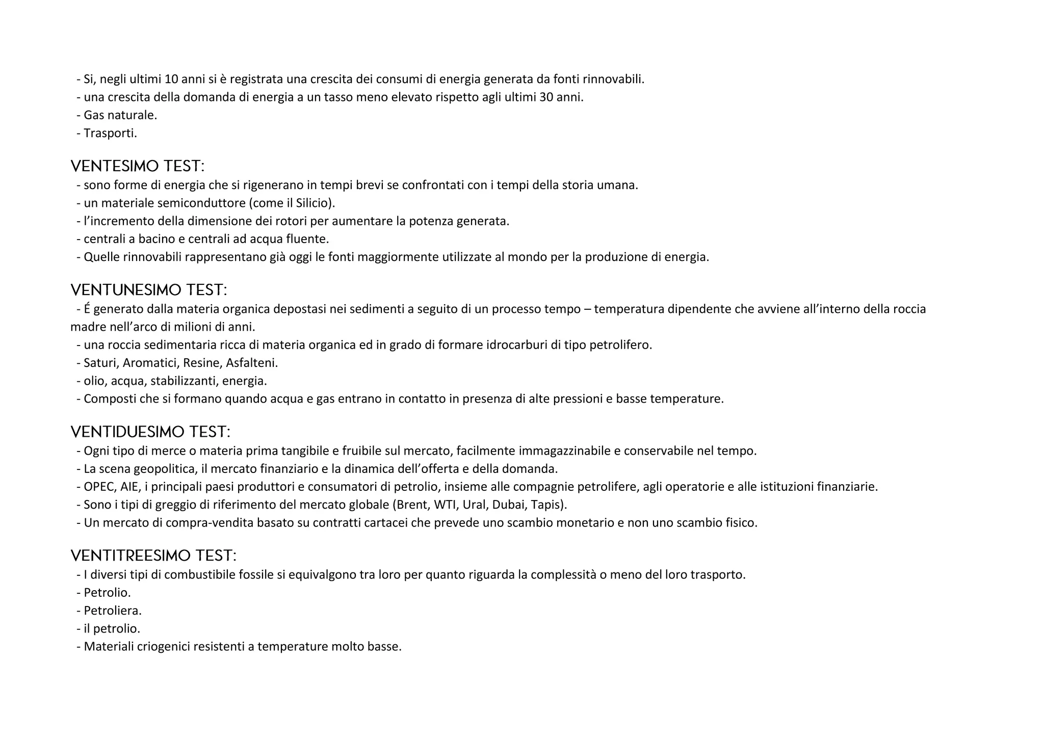 Risposte ai test del corso eni learning | PDF