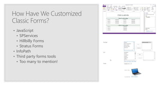 RISPUG - Top Form - Using PowerApps to Replace List Forms | PPTX | Computer Software and ...