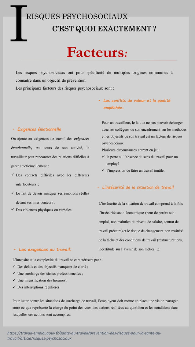 Risques psychosociaux et stress | PDF