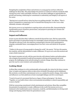 Rissa May at 19_ A Rising Star in Entertainment and Environmental ...