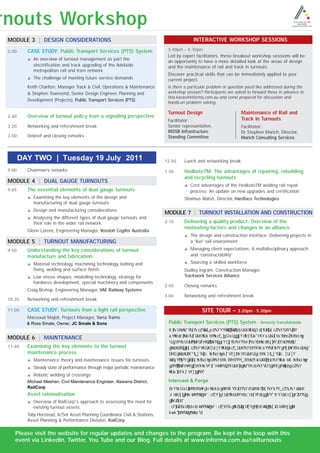 RISSB Rail Turnouts Adelaide Updated | PDF