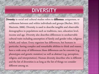 Culture and Diversity Studies | PPTX