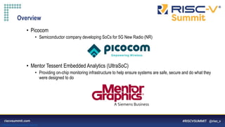 RISC-V 30907 summit 2020 joint picocom_mentor | PPT