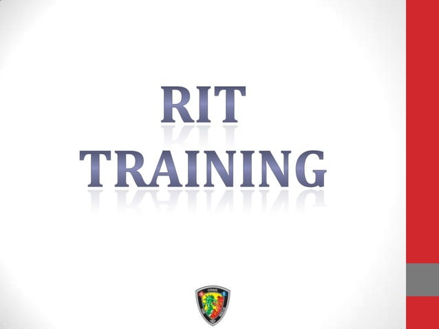 Craig Fire RIT Training | PPTX