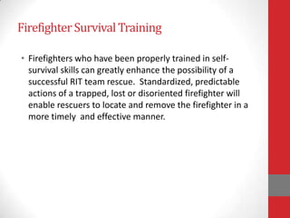 Craig Fire RIT Training | PPTX