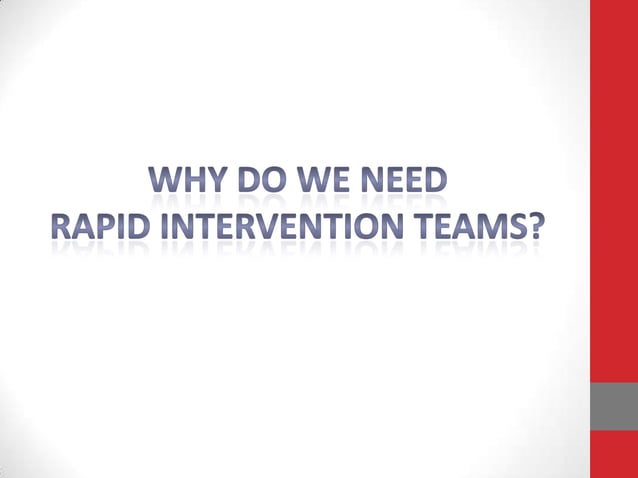 Craig Fire RIT Training | PPTX