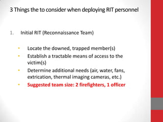 Craig Fire RIT Training | PPTX