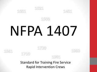 Craig Fire RIT Training | PPTX