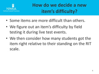RIT 101: Understanding Scores From MAP | PPTX | Standardized Testing ...