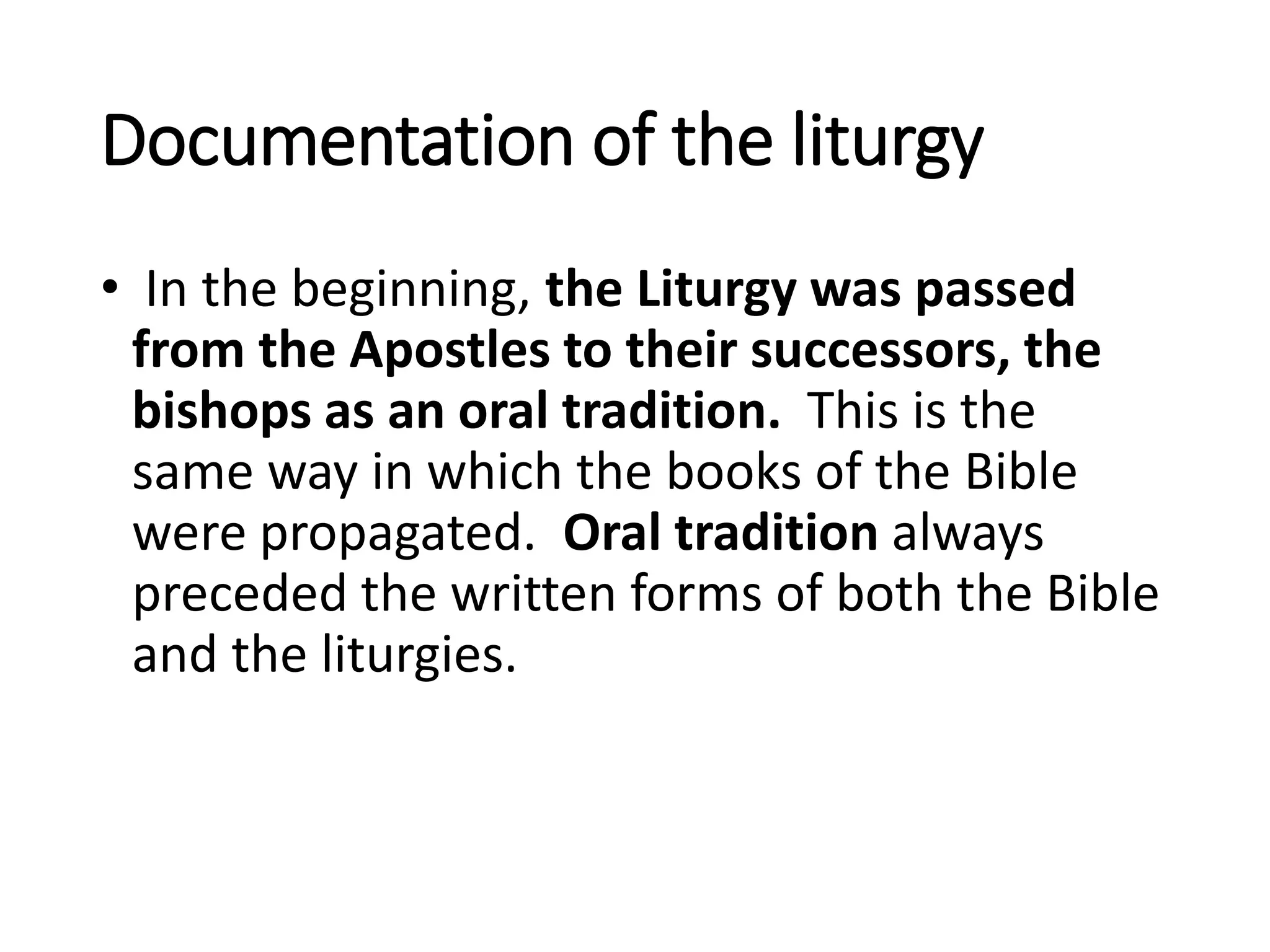 Rit101_1-TheHistoryofthe Liturgy.ppt