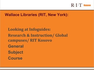 RIT365. First Library session. students.ppt