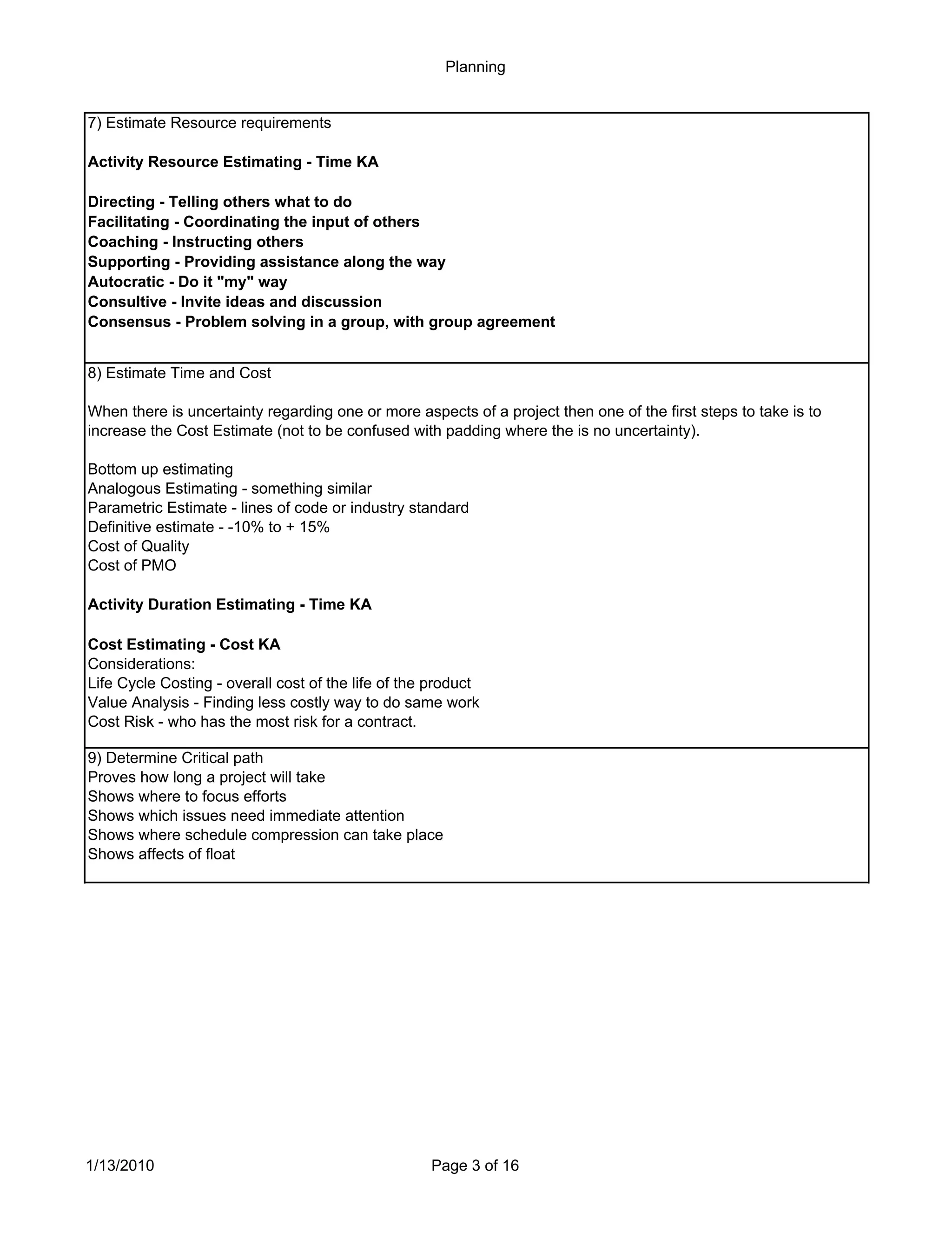 Rita's Process Chart | PDF