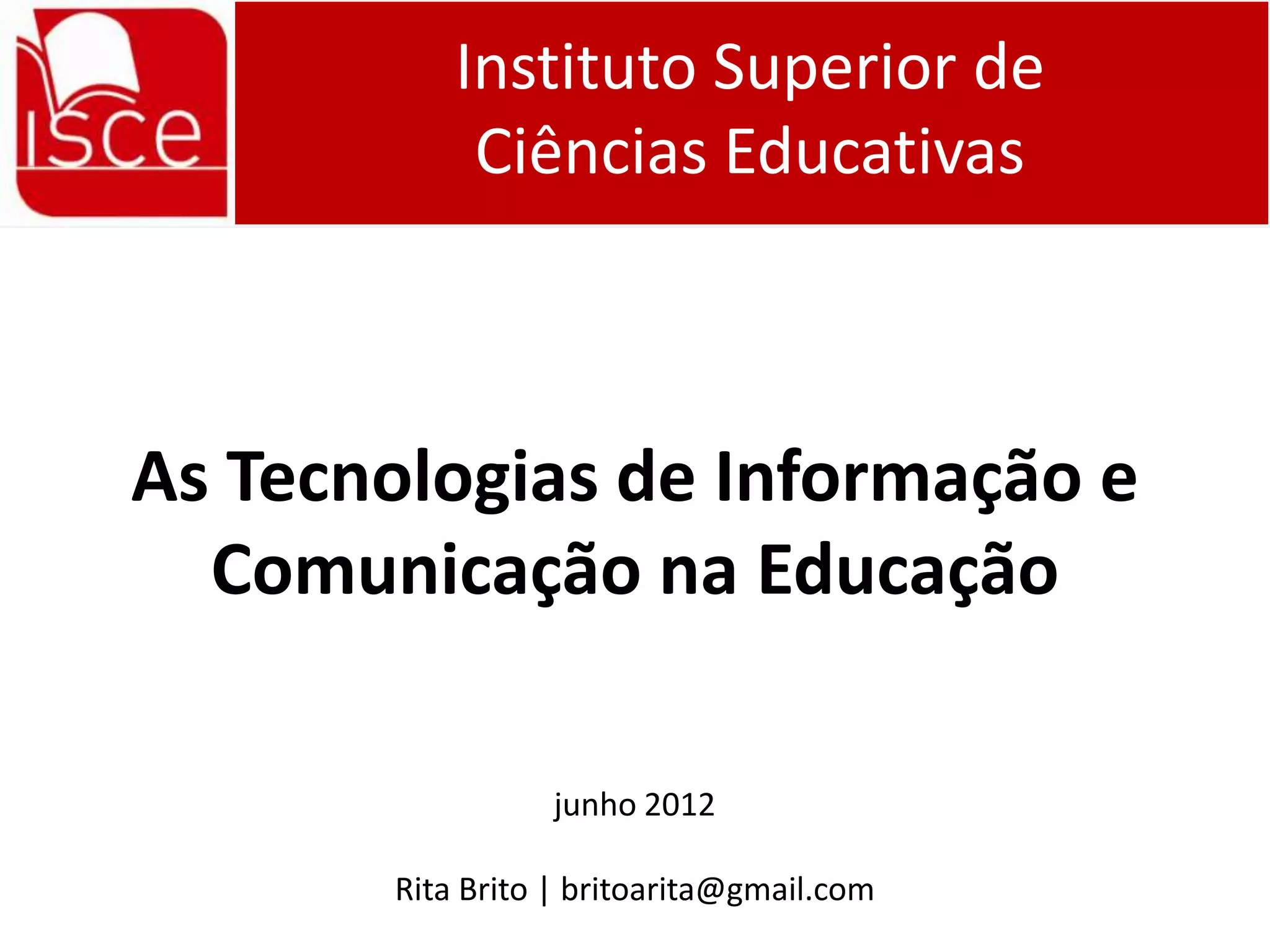 TIC e Educação | PPT