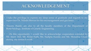 Ritam Biswas, Project PPT biochemistry.pptx | Chemistry | Science