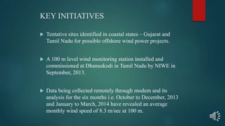 offshore wind energy in India | PPTX