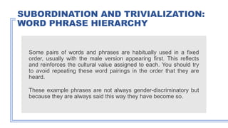 #BeTheChange: Why 'think' gender? | PPTX