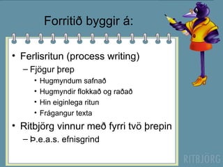 Ritbjörg kennsluforrit | PPT