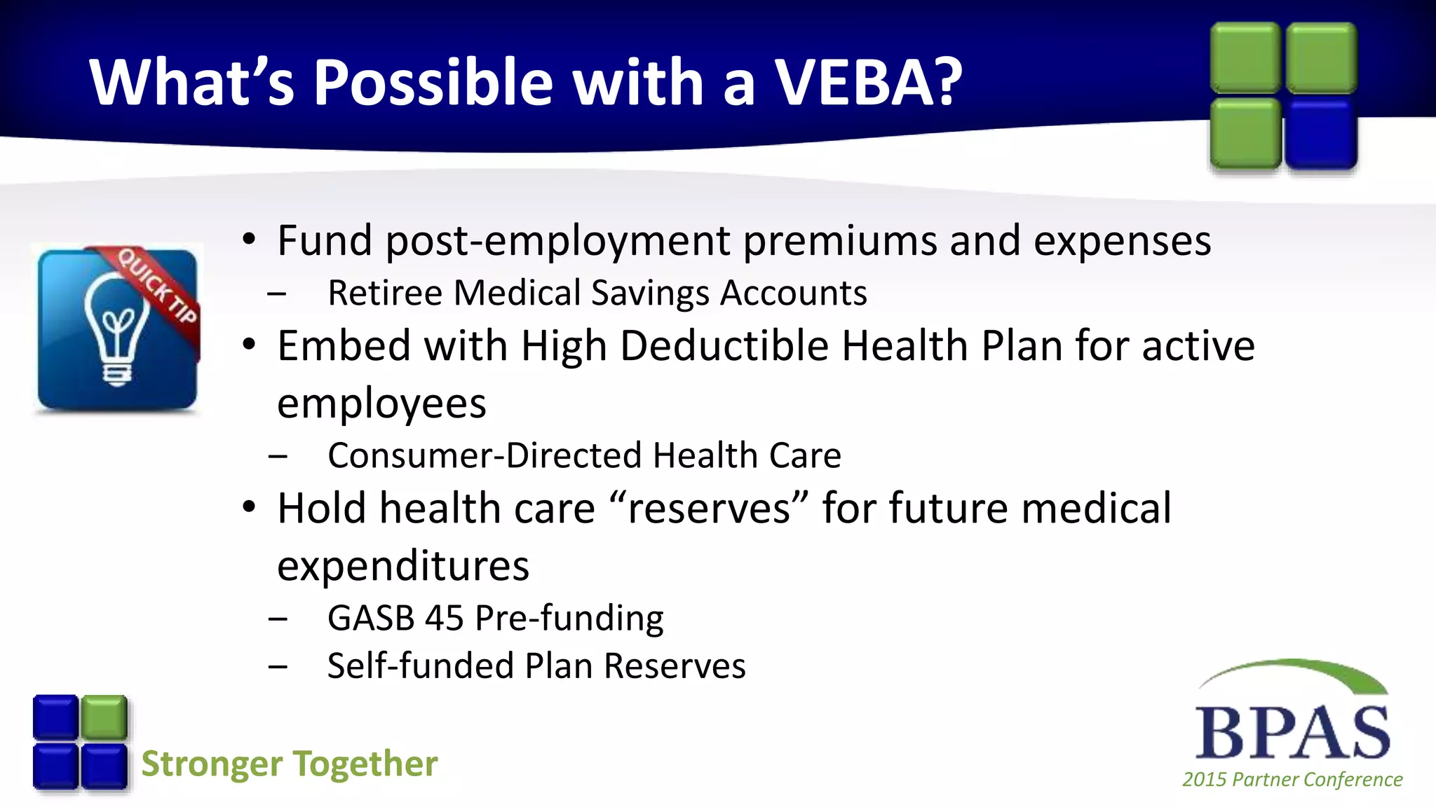 How to Add VEBA Plans to Your Production Portfolio | PPT