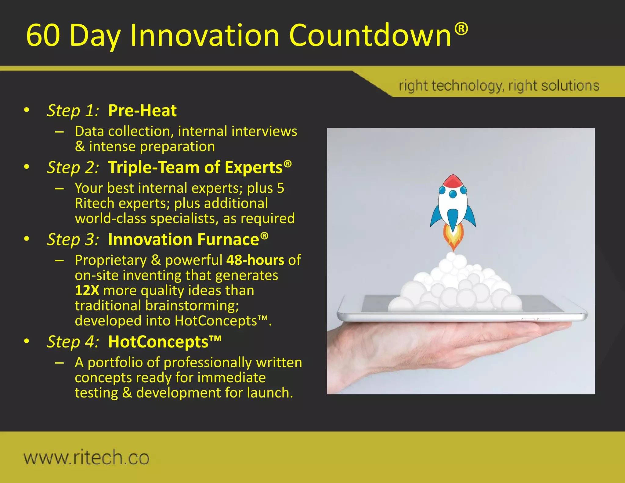 Ritech solutions: Innovation Furnace Overview | PDF