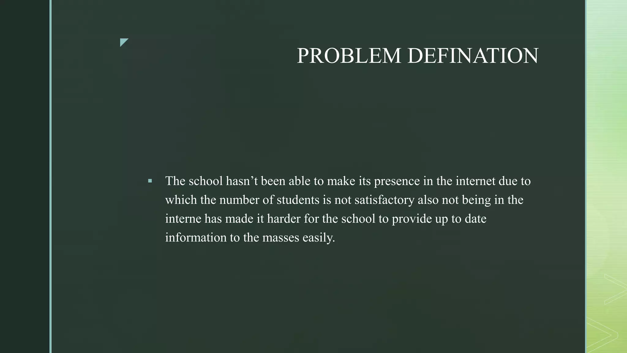 School Enquiry and Admission Management System Presentation | PPTX