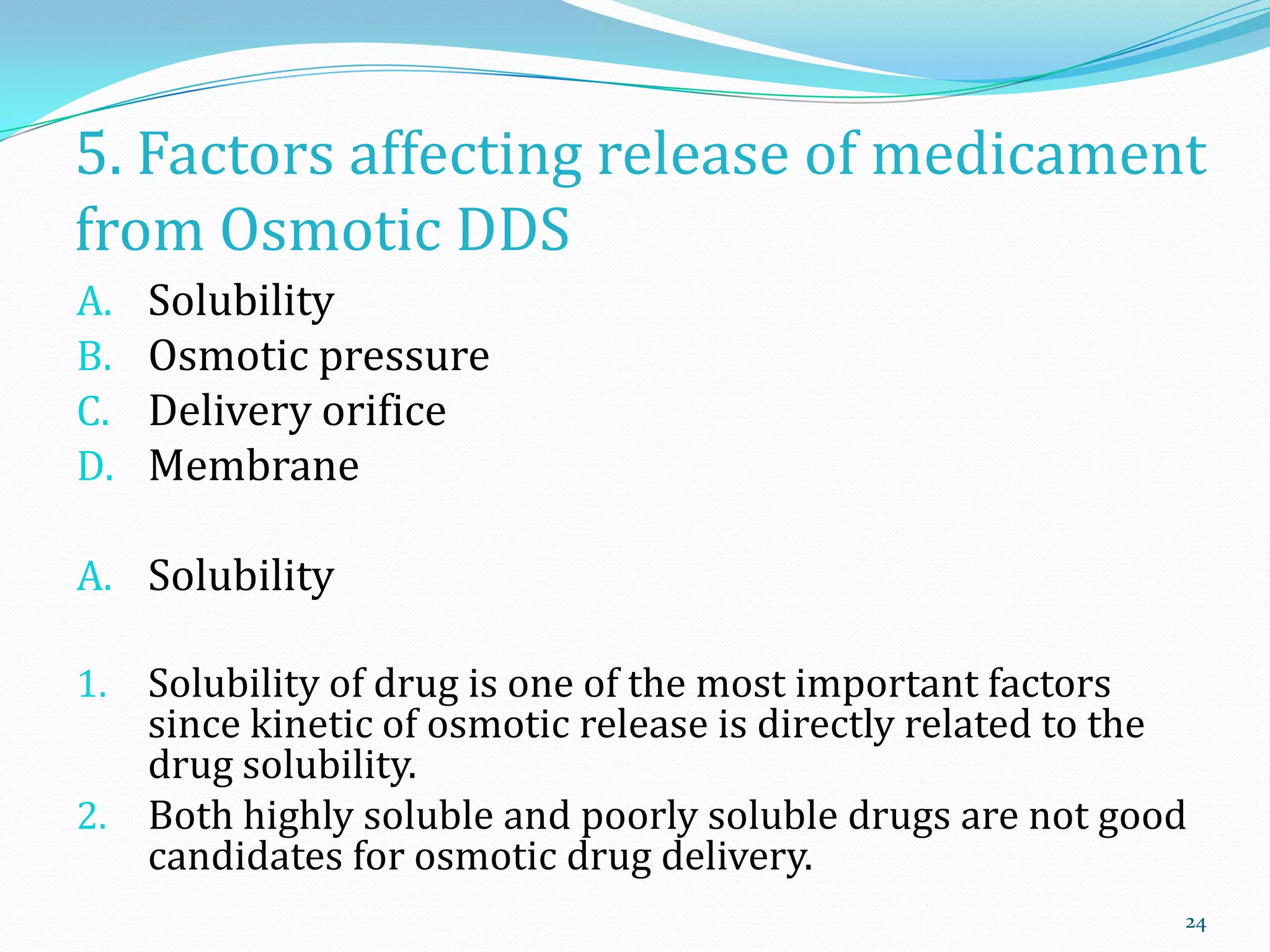 OSMOTIC DRUG DELIVERY SYSTEM | PPTX