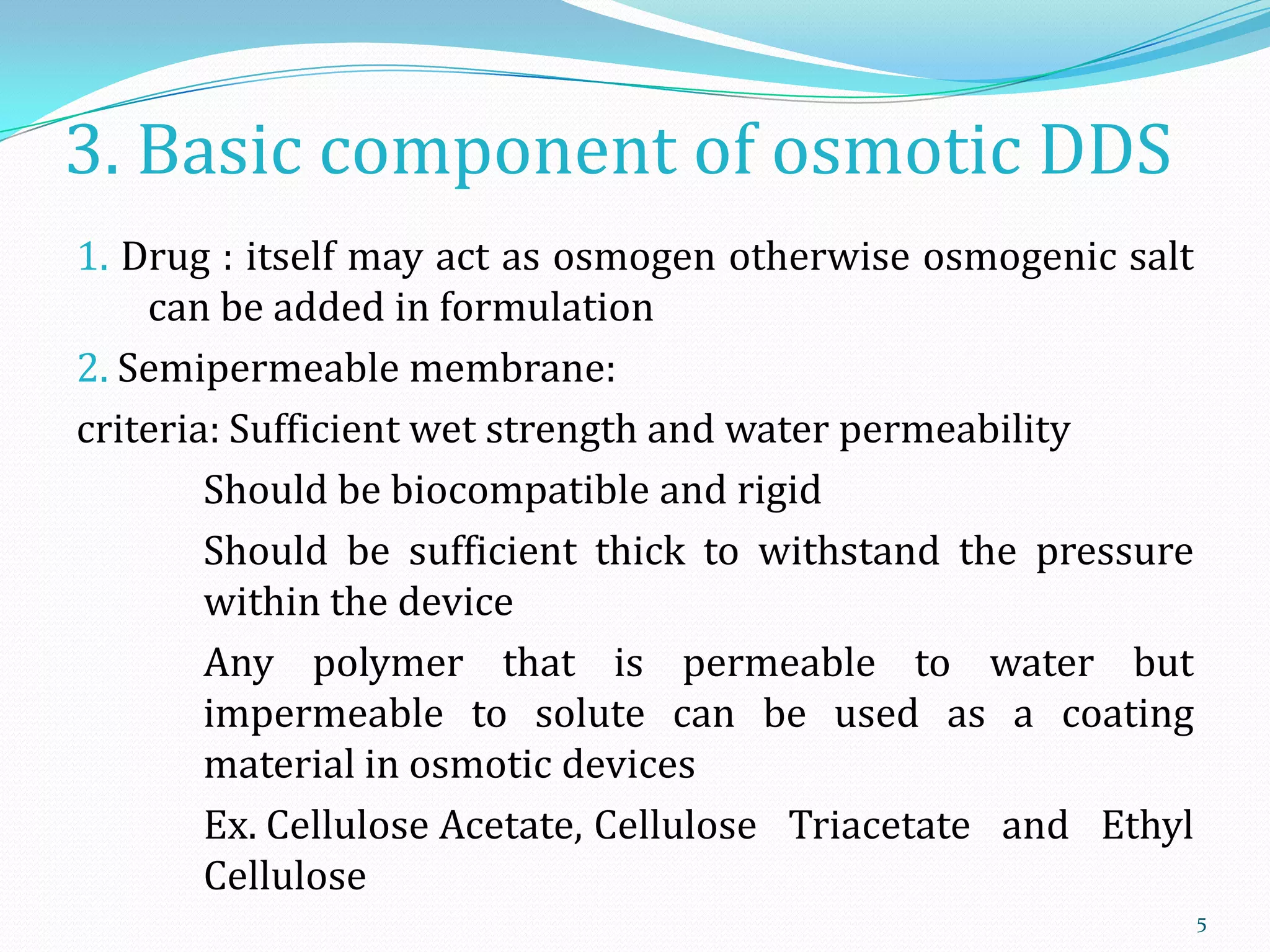OSMOTIC DRUG DELIVERY SYSTEM | PPTX