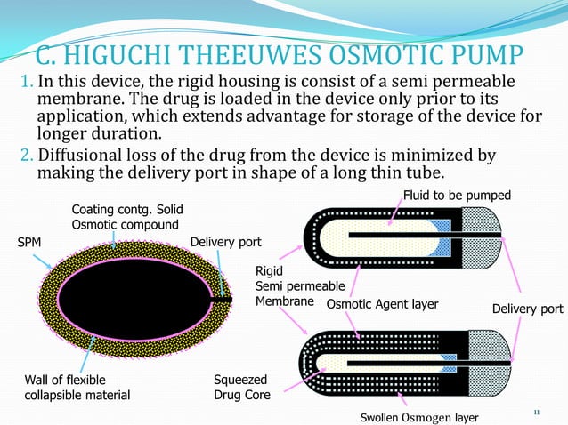 OSMOTIC DRUG DELIVERY SYSTEM | PPTX | Chemistry | Science