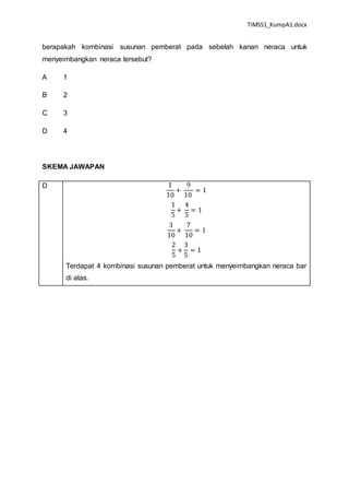 CONTOH SOALAN - ITEM TIMSS 1 | PDF