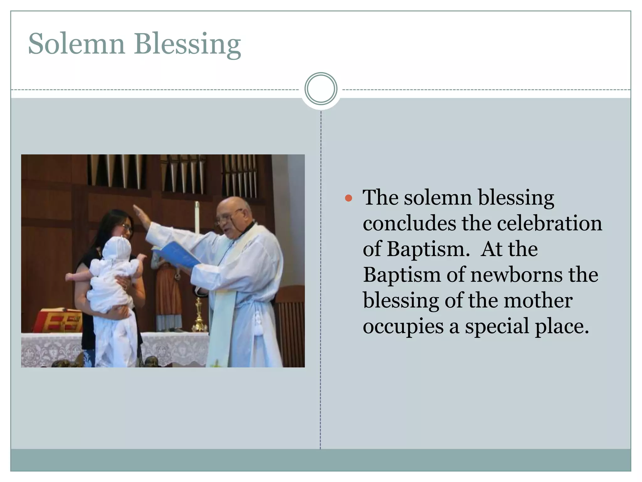Rite of Catholic baptism | PPSX