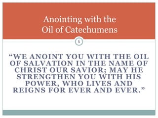 Rite of Catholic baptism | PPSX