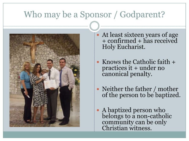 Rite of Catholic baptism | PPSX | Christianity | Religion & Spirituality