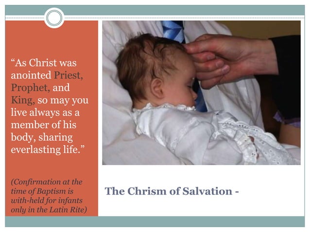Rite of Catholic baptism | PPT