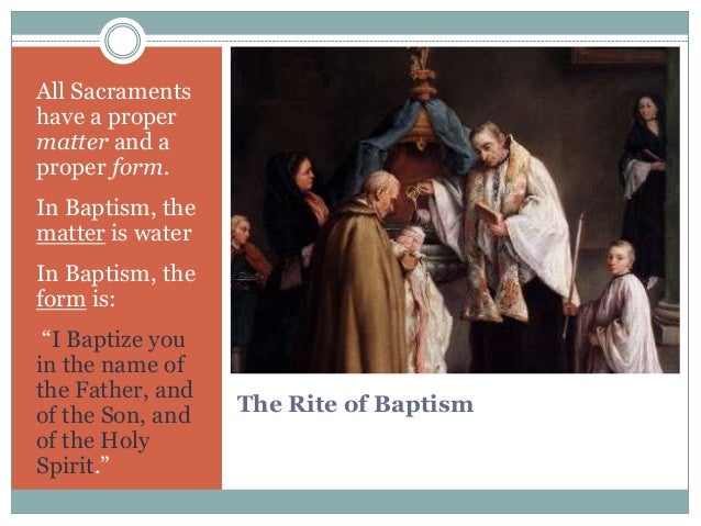 Rite of Catholic baptism