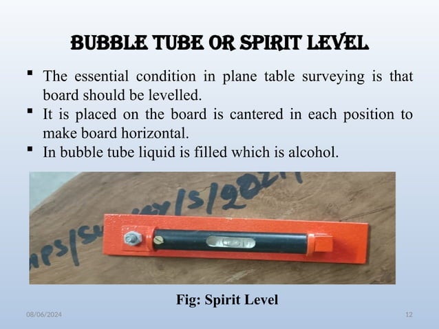 Plane table survey overview instrument used in pts | PPT