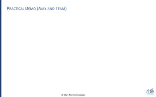 Agile Mumbai 2023 | DevOps By Design @ Rite - Ritesh Pareksh | PPT