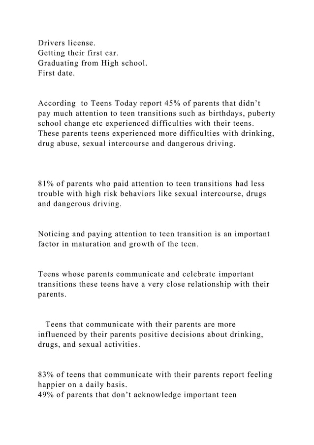 Rites of Passage in Adolescence.Erikson and Marcia were .docx