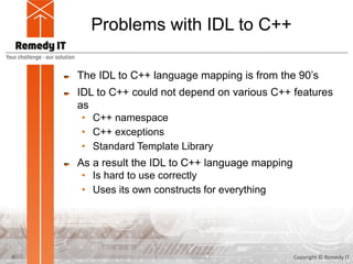 CORBA Programming with TAOX11/C++11 tutorial | PPT