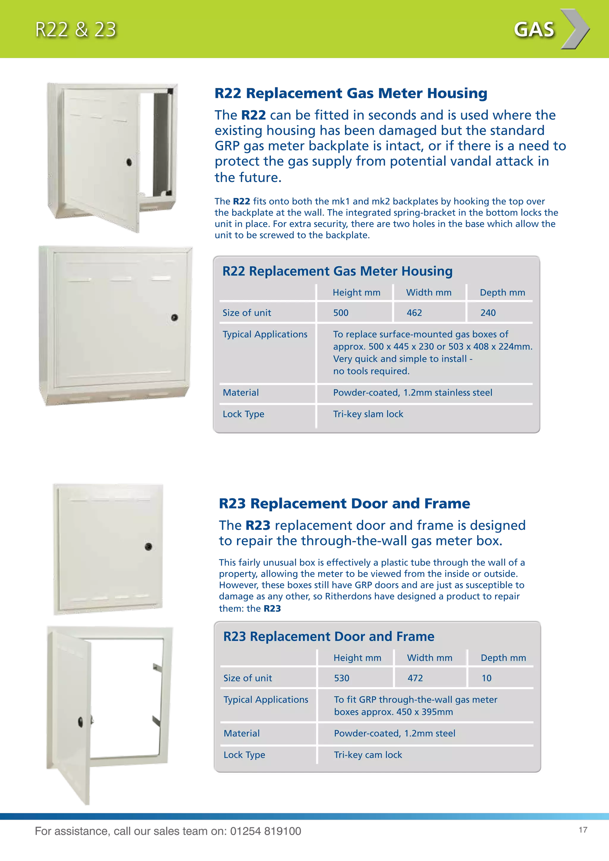 Ritherdon Steel Meter Boxes And Repair Boxes | PDF