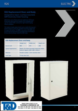 Ritherdon Steel Meter Boxes And Repair Boxes | PDF