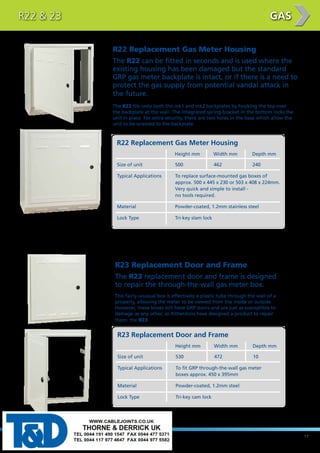 Ritherdon Steel Meter Boxes And Repair Boxes | PDF