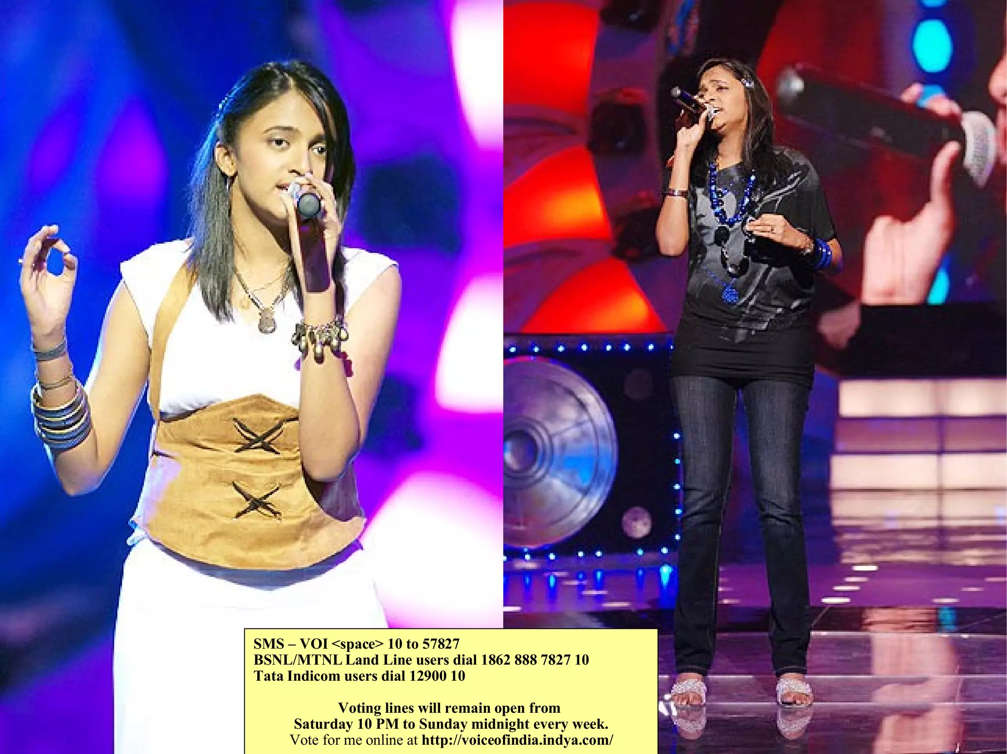 Rithisha For Voice Of India | PPT