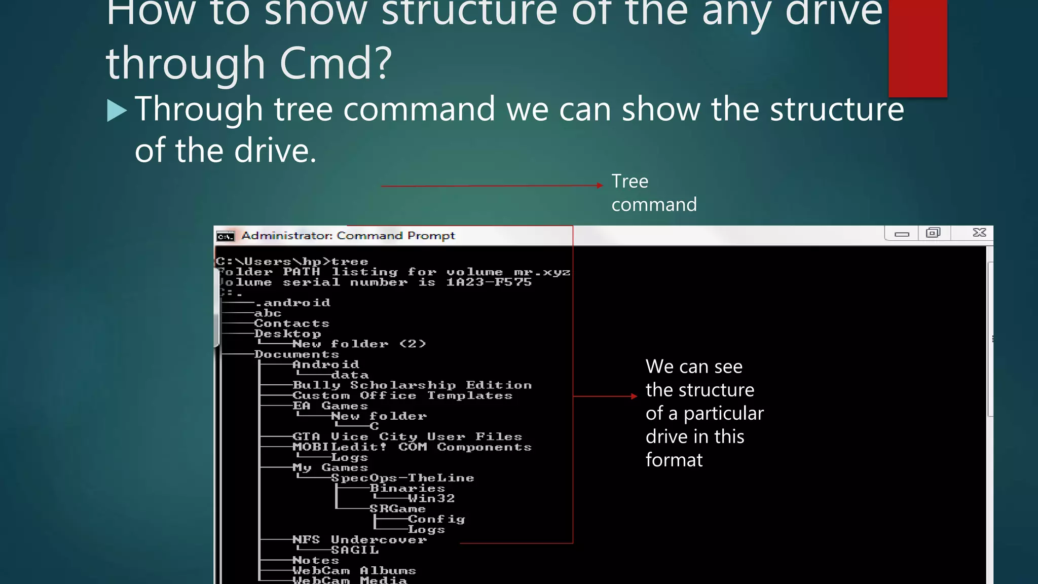 ppt on cmd cammand | PPTX