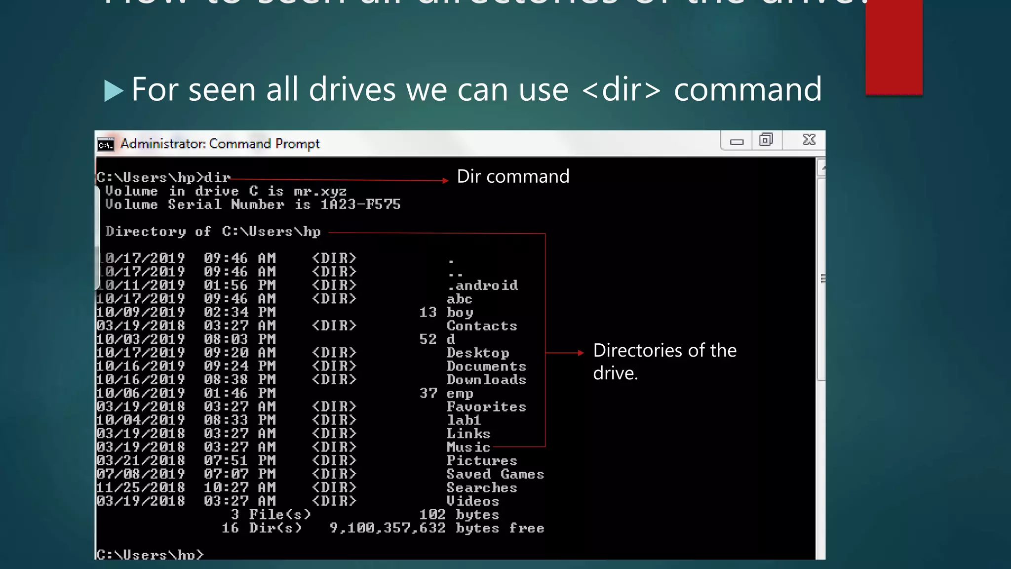 ppt on cmd cammand | PPTX