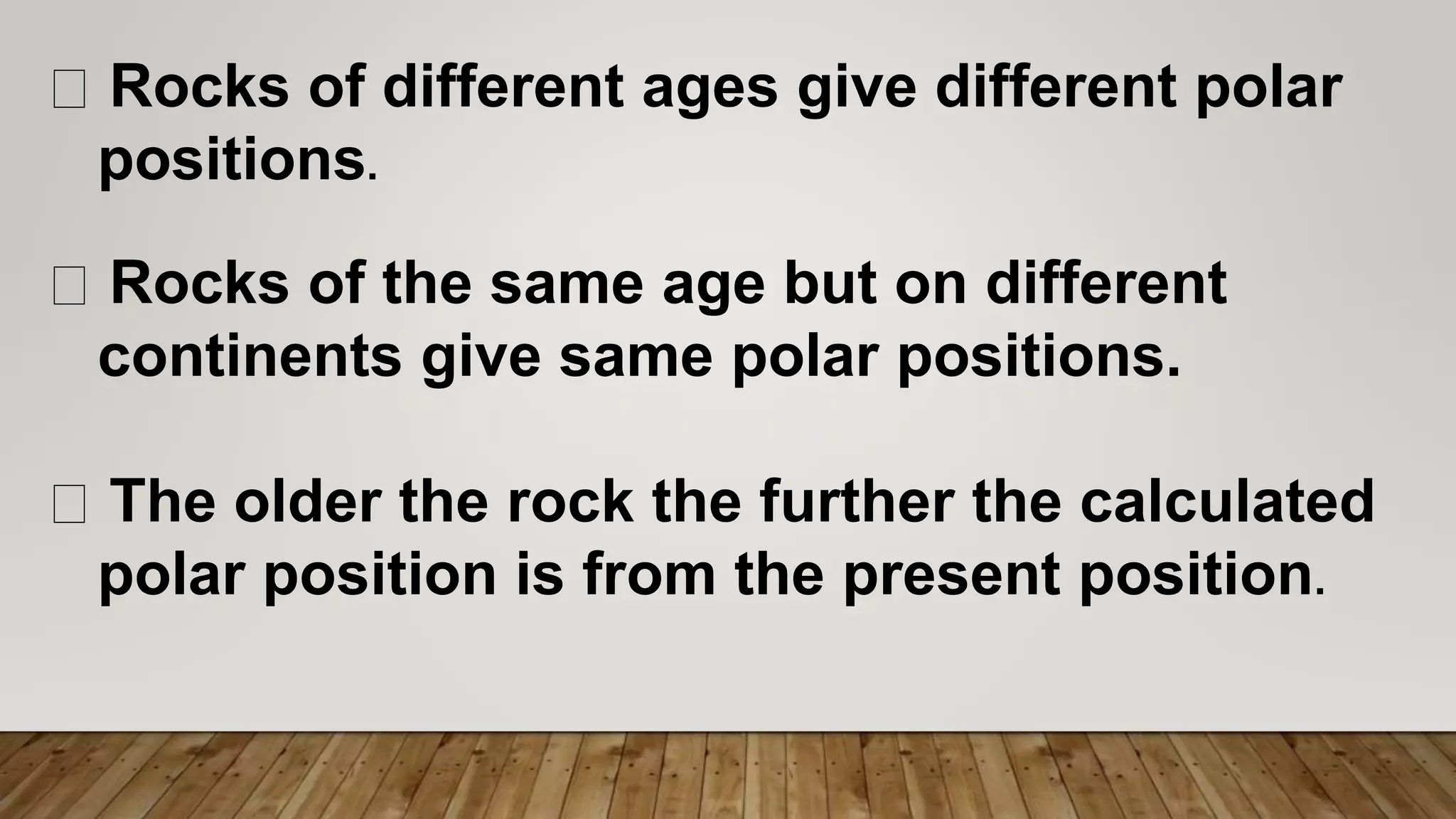 Paleomagnetism, polar wondering and reversal of Earth's Magnetic field ...