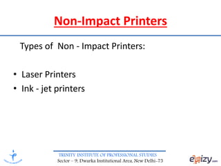 Output Devices-Types of Output Devices | PPTX