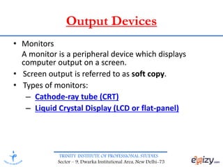 Output Devices-Types of Output Devices | PPTX