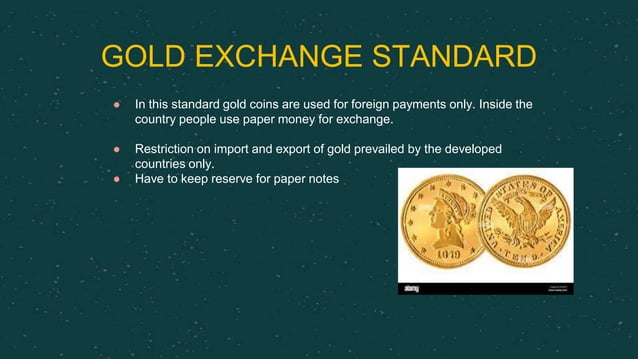 monetary standards .pptx | Currencies | Economy
